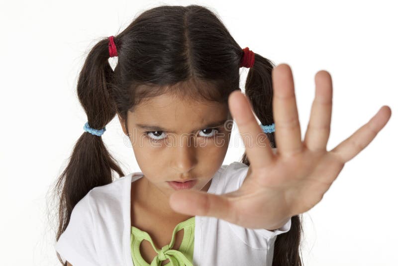 2,049 Little Girl Stop Hand Stock Photos - Free & Royalty-Free Stock ...