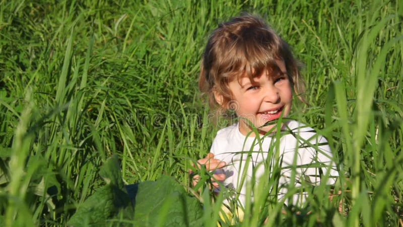 Little Girl Making Funny Faces on Stock Footage - Video of enjoyment ...