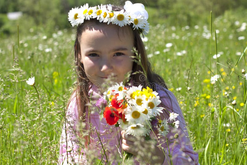 Girl in farm stock photo. Image of childhood, eyes, child - 2680400