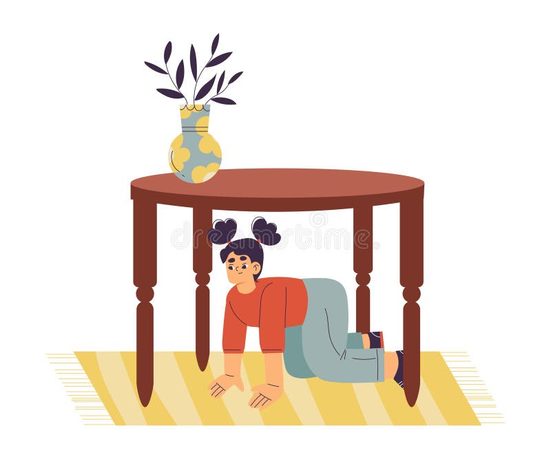 Under The Table Clipart