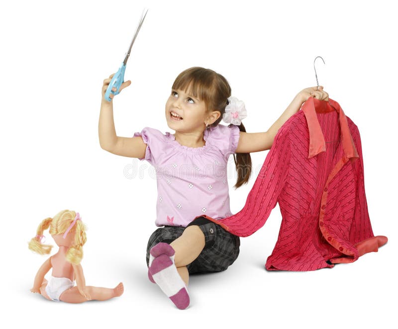 Child girl - puppet stock image. Image of childhood, creativity - 22199303