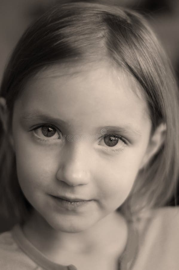 Little Girl Portrait stock photo. Image of look, eyes - 2733050