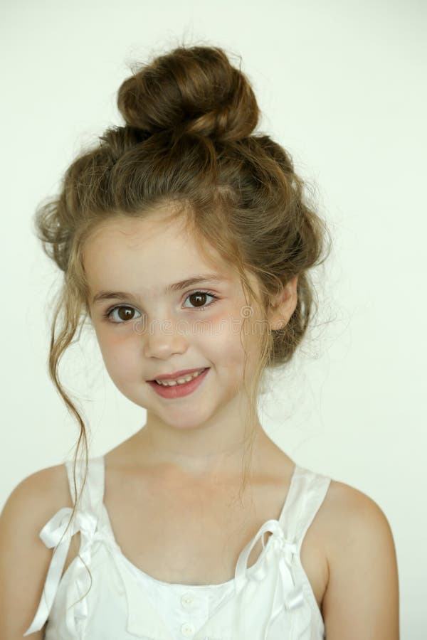 Little girl stock image. Image of fashionable, girl, beautiful - 74658099