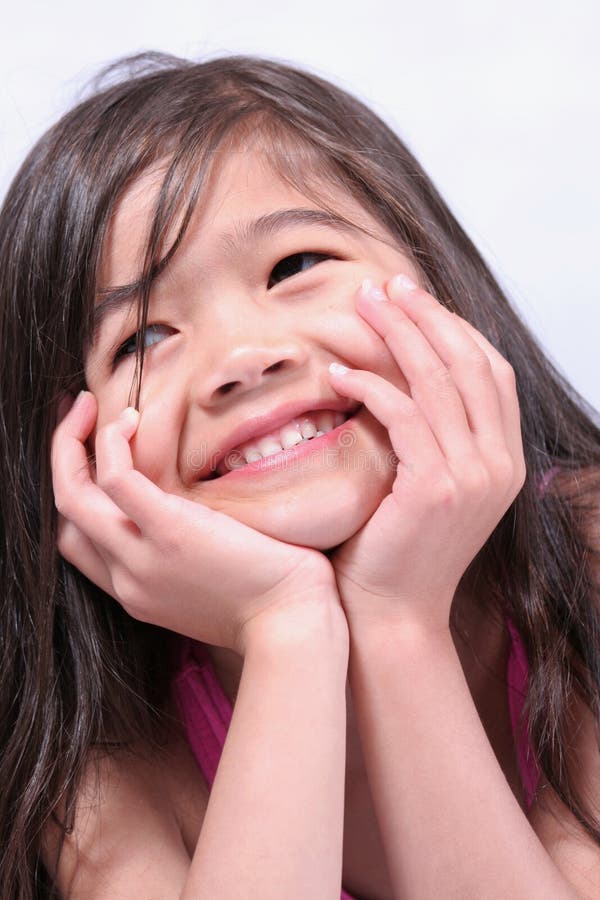 Little girl relaxing stock image. Image of children, thai - 3192409