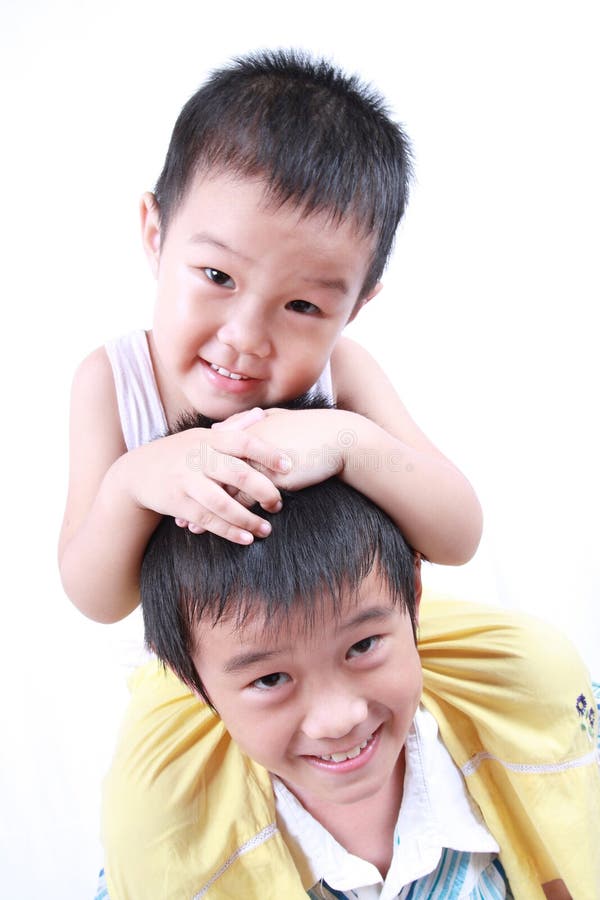 Little Girl Riding on Shoulder Stock Image - Image of face, children ...