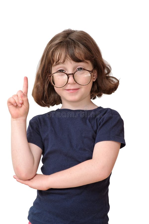 252 Little Girl Raising Finger Stock Photos - Free & Royalty-Free Stock ...