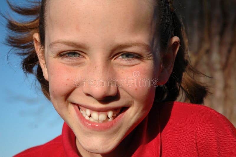 Little Girl's Cheeky Smile Picture. Image: 4711594