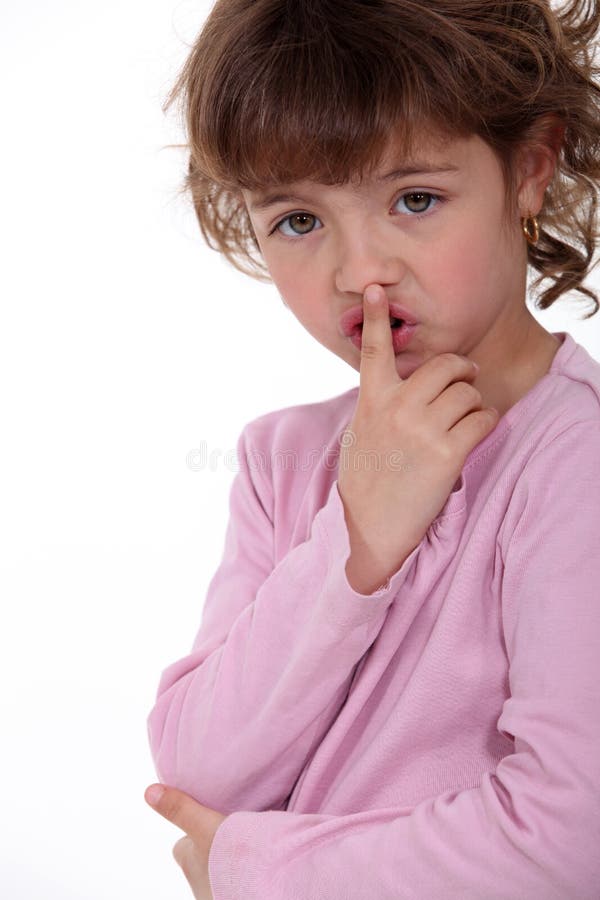Little girl pouting stock photo. Image of emotional, black - 34311426