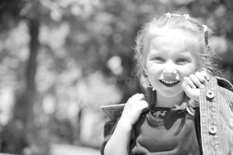Little girl smiling stock photo. Image of people, lifestyle - 20050566