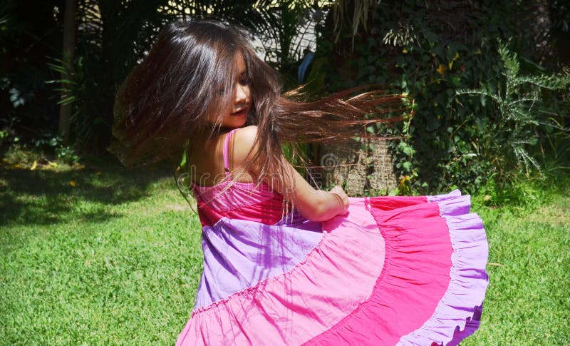 334 Little Girl Spinning Outside Stock Photos - Free & Royalty-Free ...