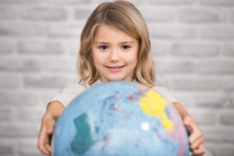 Little Girl Study Learning Education Knowledge Concept Stock Photo ...