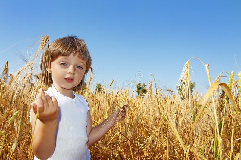 5+ Little girl wheat field looking wheat Free Stock Photos ...