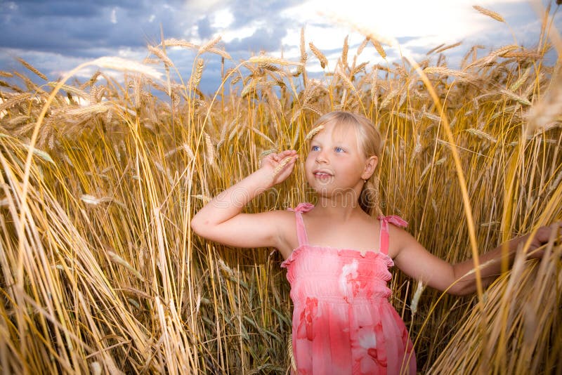 5+ Little girl wheat field looking wheat Free Stock Photos ...