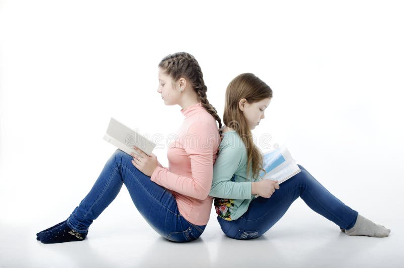 Two girls stock photo. Image of daughter, people, crayon - 3170006