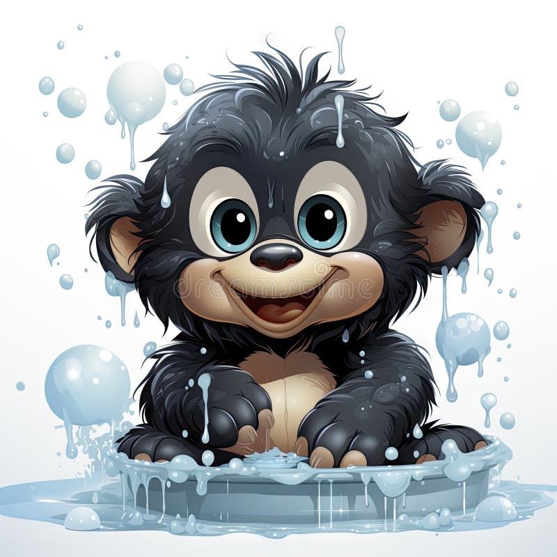 Gorilla Bathing Stock Illustrations – 61 Gorilla Bathing Stock ...