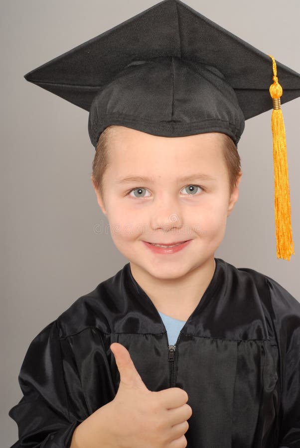 Little graduate stock photo. Image of learn, smiling, child - 9836180