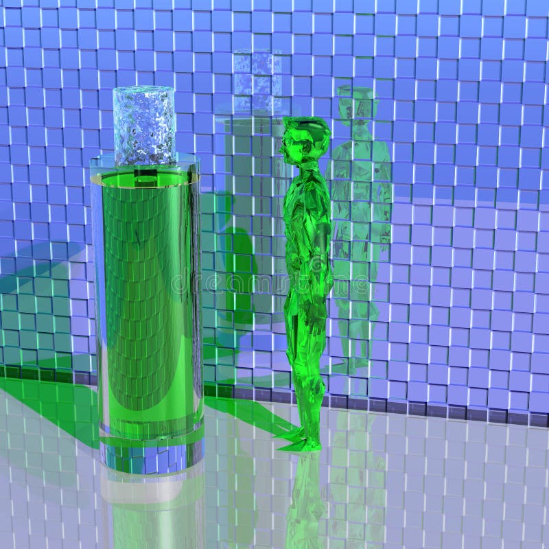 Little green alien stock illustration. Illustration of wallpapers ...