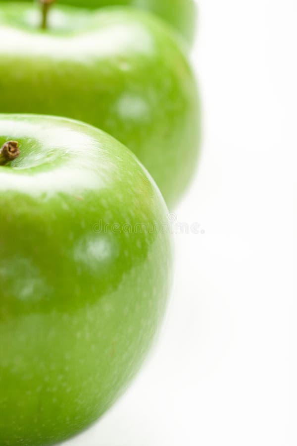 Little Green Apples stock photo. Image of three, green - 7331726