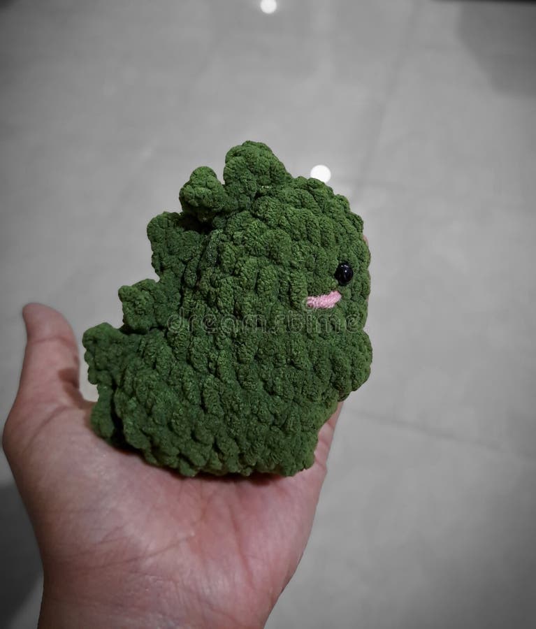 Little Green Dino Crochet Stock Photos - Free & Royalty-Free Stock ...