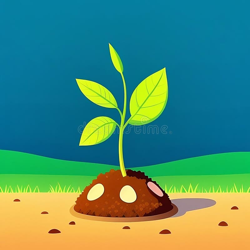 Little Green Sprout Stock Illustrations – 1,025 Little Green Sprout ...
