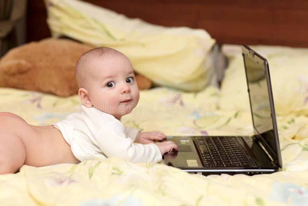 Little hacker stock image. Image of life, humour, male - 23322713