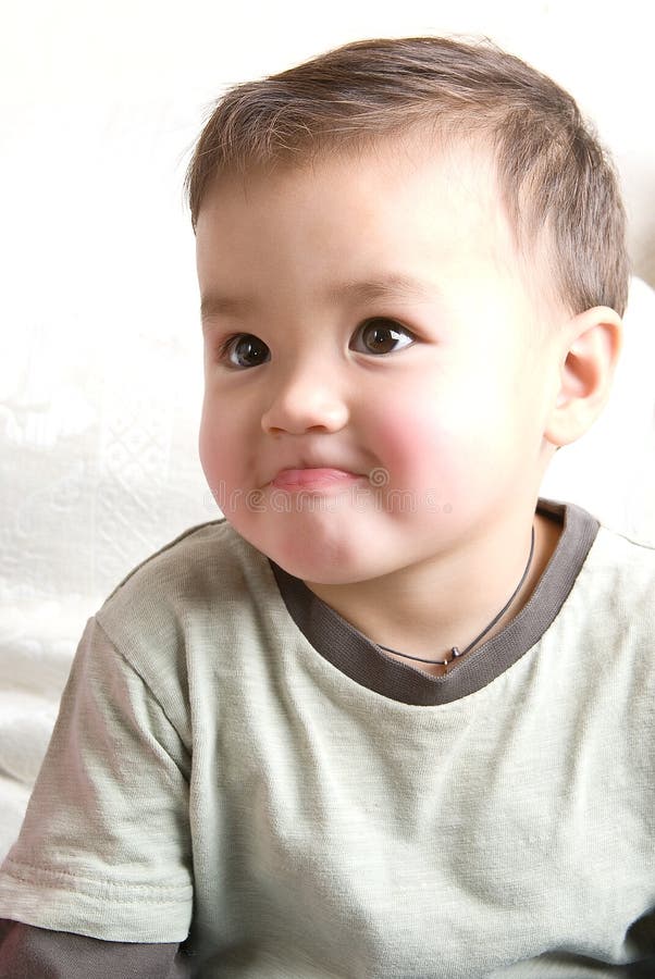 Little happy kid stock photo. Image of babies, cute, funny - 6764304