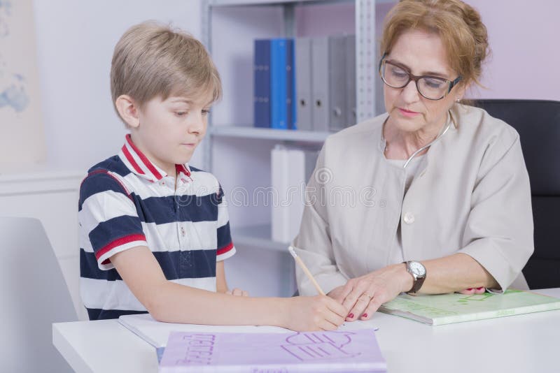 Little help with homework stock image. Image of homework - 78377507