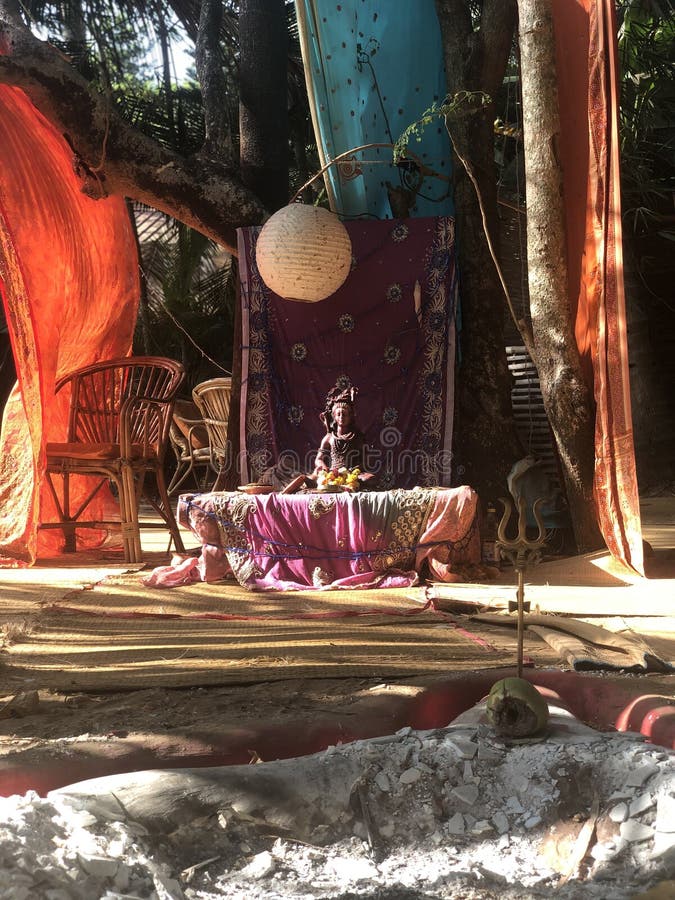 Little Shiva Statue - Pokhara, Nepal Stock Image - Image of hinduism ...