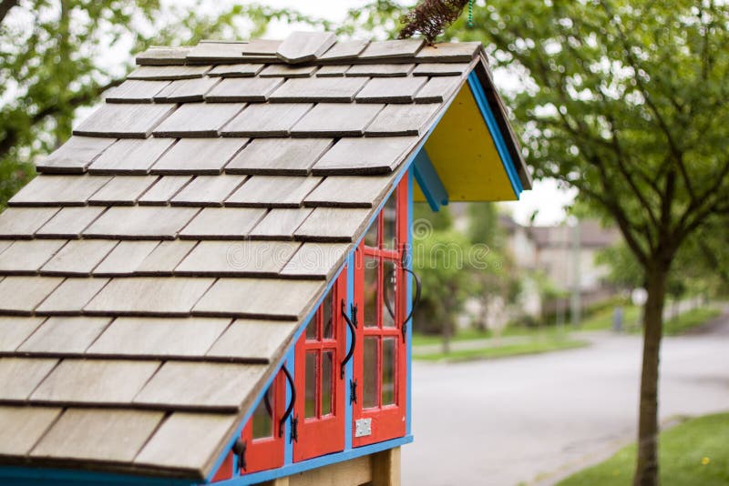 Little house on the corner stock image. Image of house - 54014439