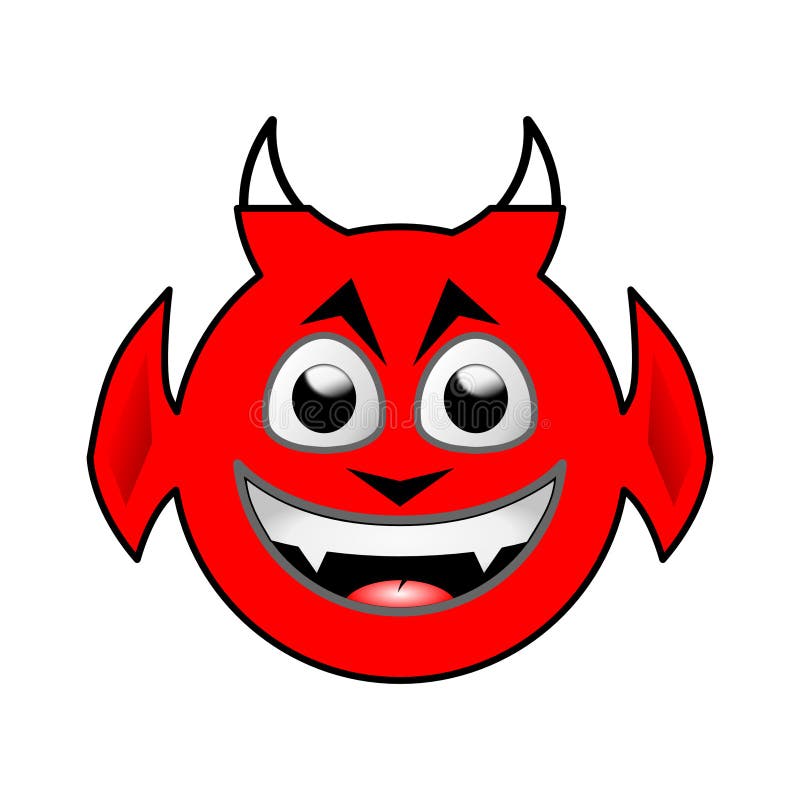 Little Imp Head stock illustration. Illustration of halloween - 16485118