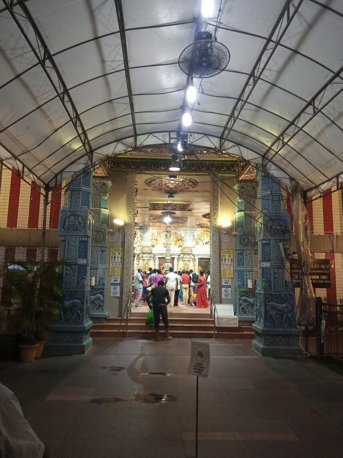 Little India in Singapore, Temple, Hindu Editorial Stock Photo - Image ...