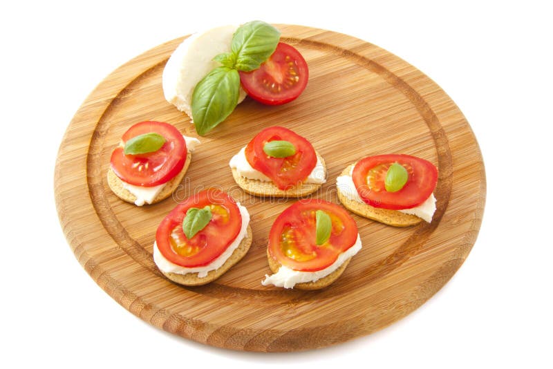 Little italian snack stock image. Image of sandwich, green - 25382047
