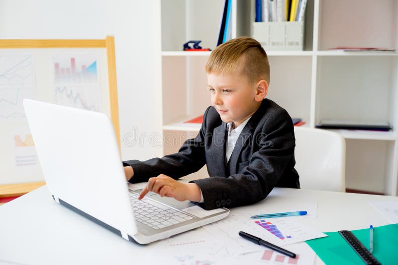 Little kid is the boss stock photo. Image of serious - 97476362