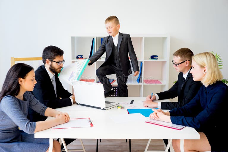 Little kid is the boss stock photo. Image of portrait - 97476648