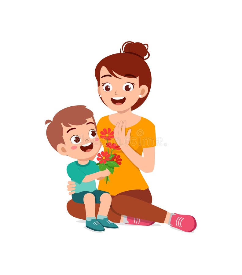 Give Mother Flower Stock Illustrations – 633 Give Mother Flower Stock ...