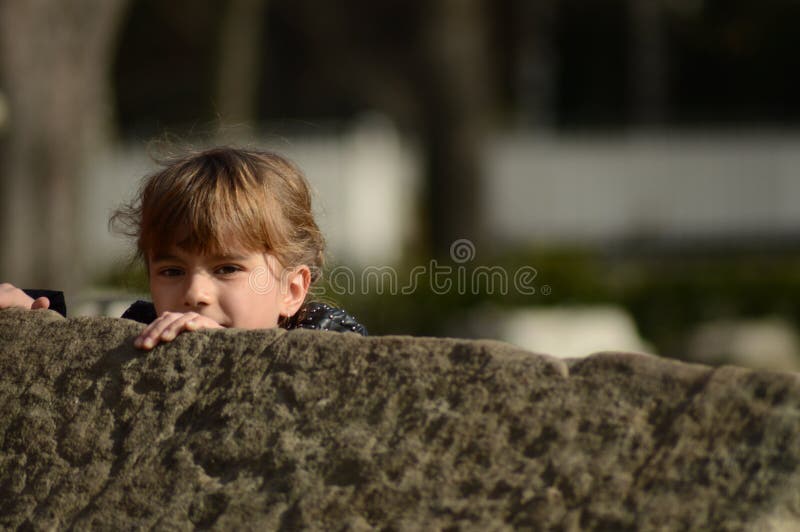 Little kid hiding editorial image. Image of hide, playing - 77212015