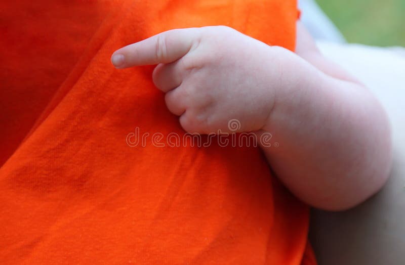 Little kid make a sign stock photo. Image of peace, hand - 94453040