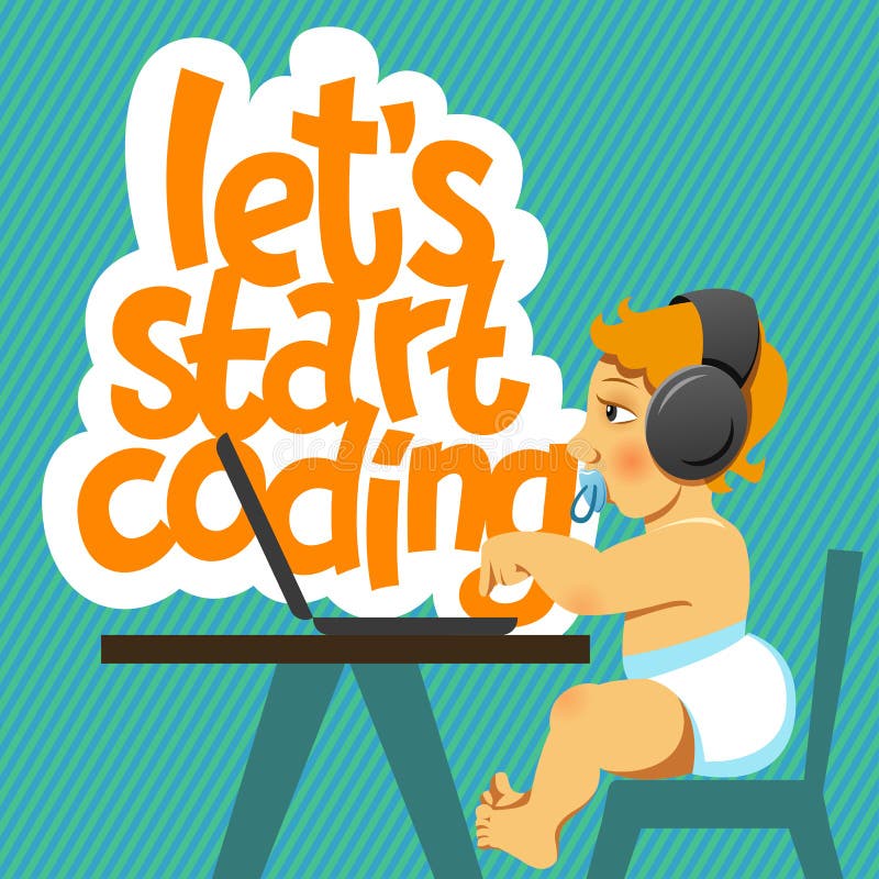 Kid Coding Stock Illustrations – 845 Kid Coding Stock Illustrations ...