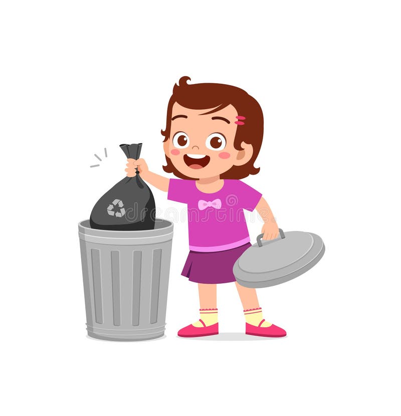 Throwing Away Trash Clipart