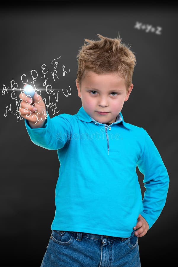 Little Kid about To Draw Something with Chalk Stock Image - Image of ... Little Kid about To Draw Something with Chalk Stock Image - Image of ...