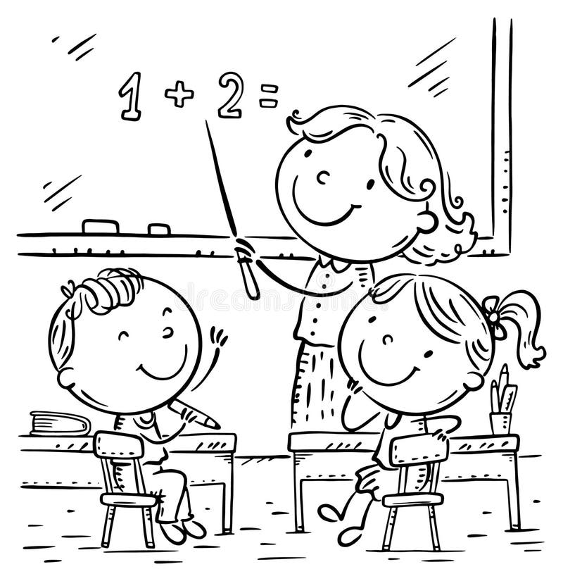 Little Kids Telling Time Set Stock Vector - Illustration of holding ...