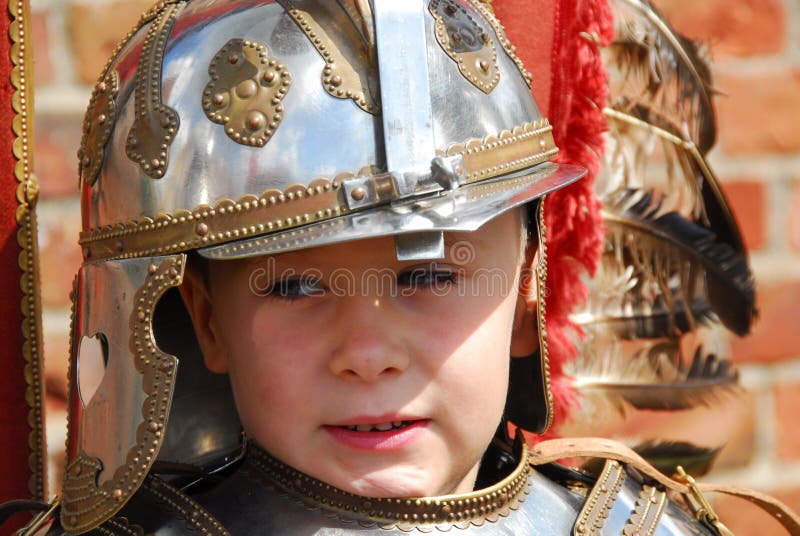 Little knight stock image. Image of child, medieval, body - 9287923