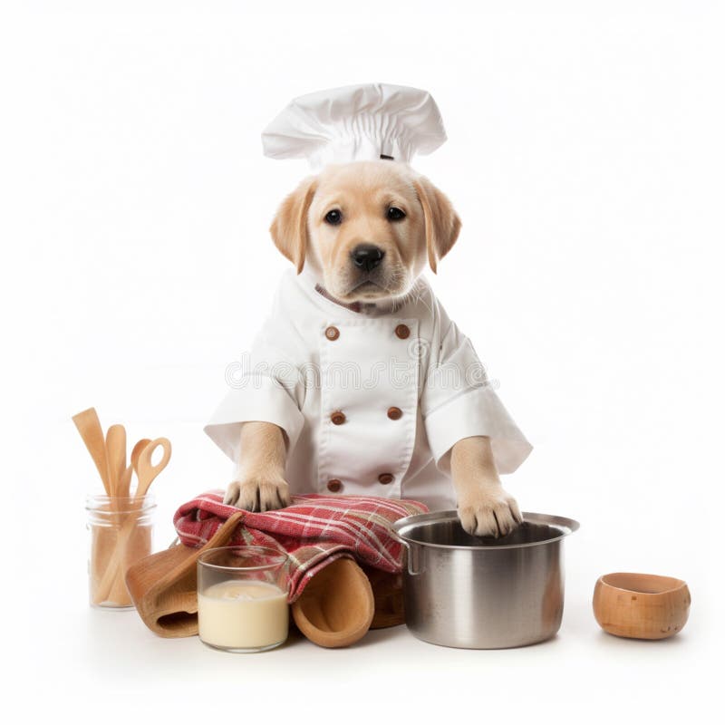 Little Labrador Puppy Shape Chef Stock Photos - Free & Royalty-Free ...