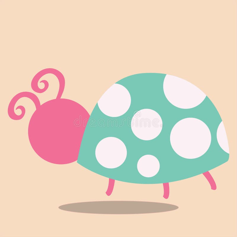 Little Lady Bugs Lady Bug Right 13 Stock Vector - Illustration of bugs ...