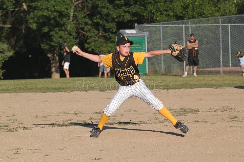 Little League Baseball U14 editorial stock photo. Image of batting ...