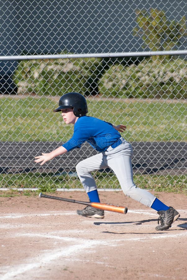 Little League Baseball Player Stock Image - Image of infield, league ...
