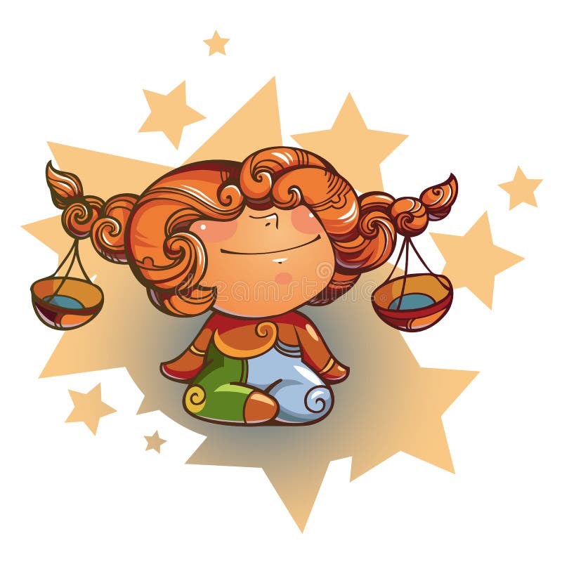 Little Libra stock vector. Illustration of infant, scales - 35143601
