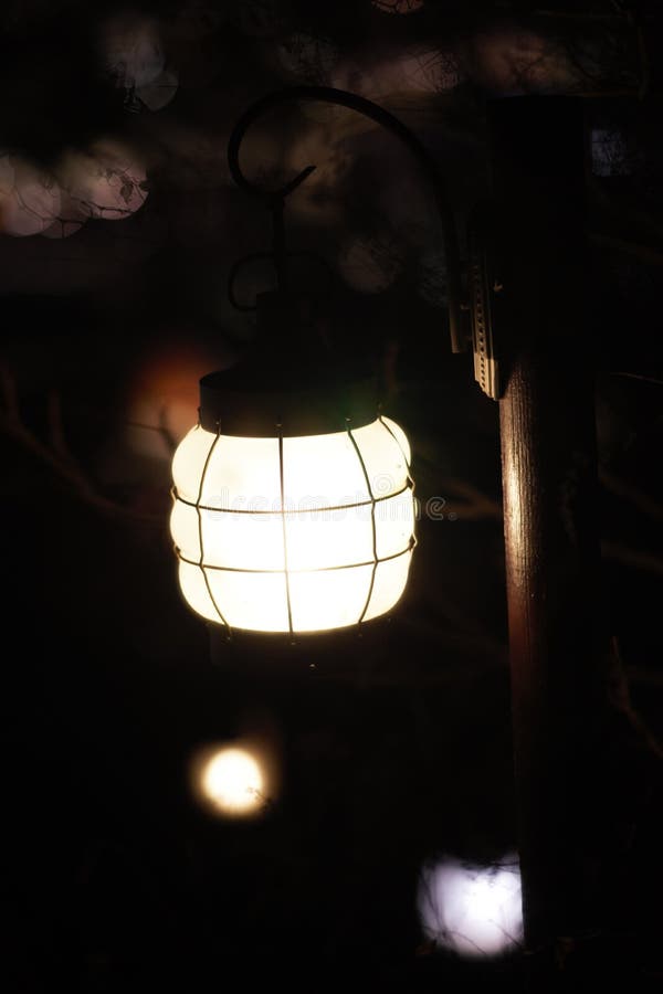 A Little Light Source in the Dark Stock Photo - Image of white, little ...