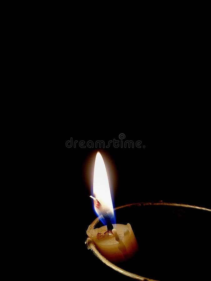 A Little Light from Your Dark Life Stock Image - Image of candle ...