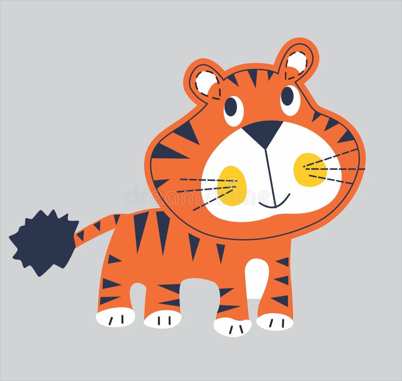 Lion Print. Lion S Face in Boho Style. Vector Stock Vector ...